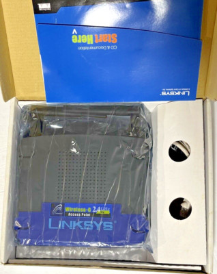 Linksys Wireless-G Wi-Fi Access Point WAP54G 2.4GHz 802.11g 54Mbps NEW ...