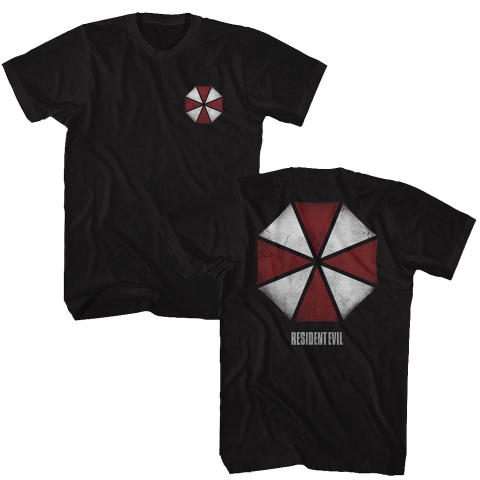 Resident Evil Umbrella Corp Logo Zombie Survival Video Game Merch Men's ...