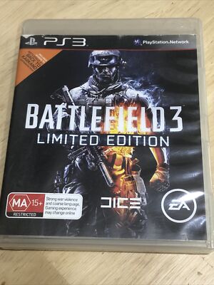 BATTLEFIELD 3 LIMITED EDITION PlayStation 3 PS3 PAL Game wMANUAL* FREE ...
