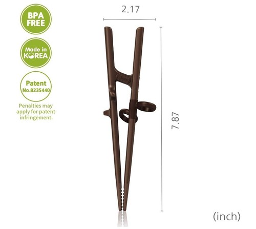 Edison Training Chopstick for Adults Left Handed, Beginner Easy Helper ...