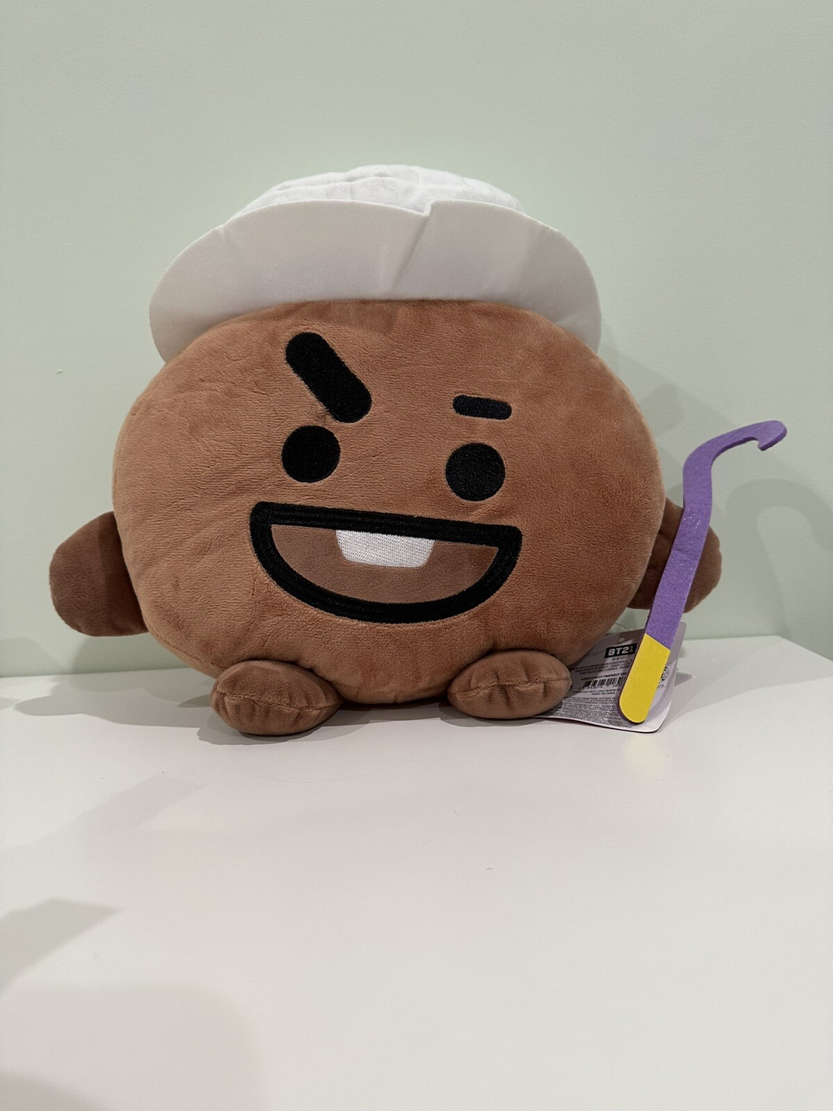 Official BT21 Line Friends Friendly Shooky Hat & Cane Suga 12” BTS ...