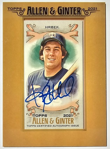 Kent Hrbek Autograph Topps Allen & Ginter 2021 Card #FMA-KHR AUTO ...