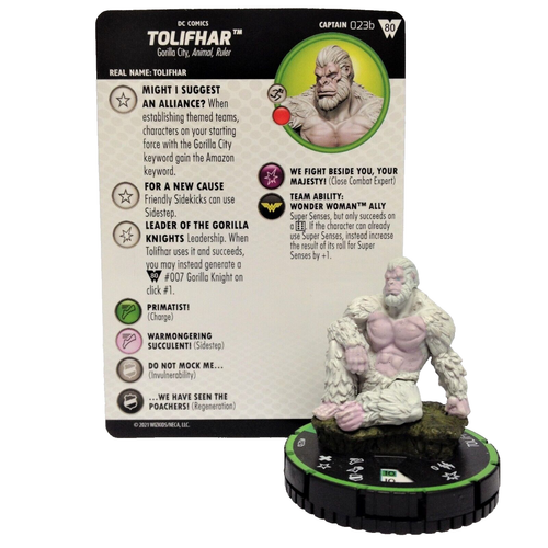 Heroclix Wonder Woman 80th Anniversary Tolifhar 023b Uncommon Prime | eBay