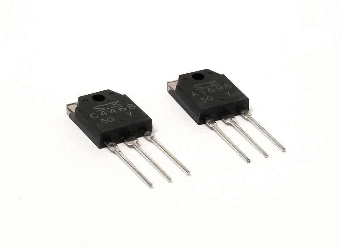 2SC4468 + 2SA1695 TRANSISTOR NPN + PNP 140V 10A Sanken | eBay