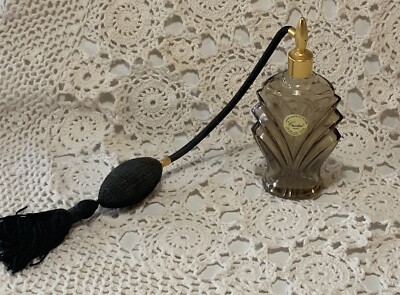 Antique Vintage Glass Perfume Bottle W/Atomizer(Puffer) | eBay