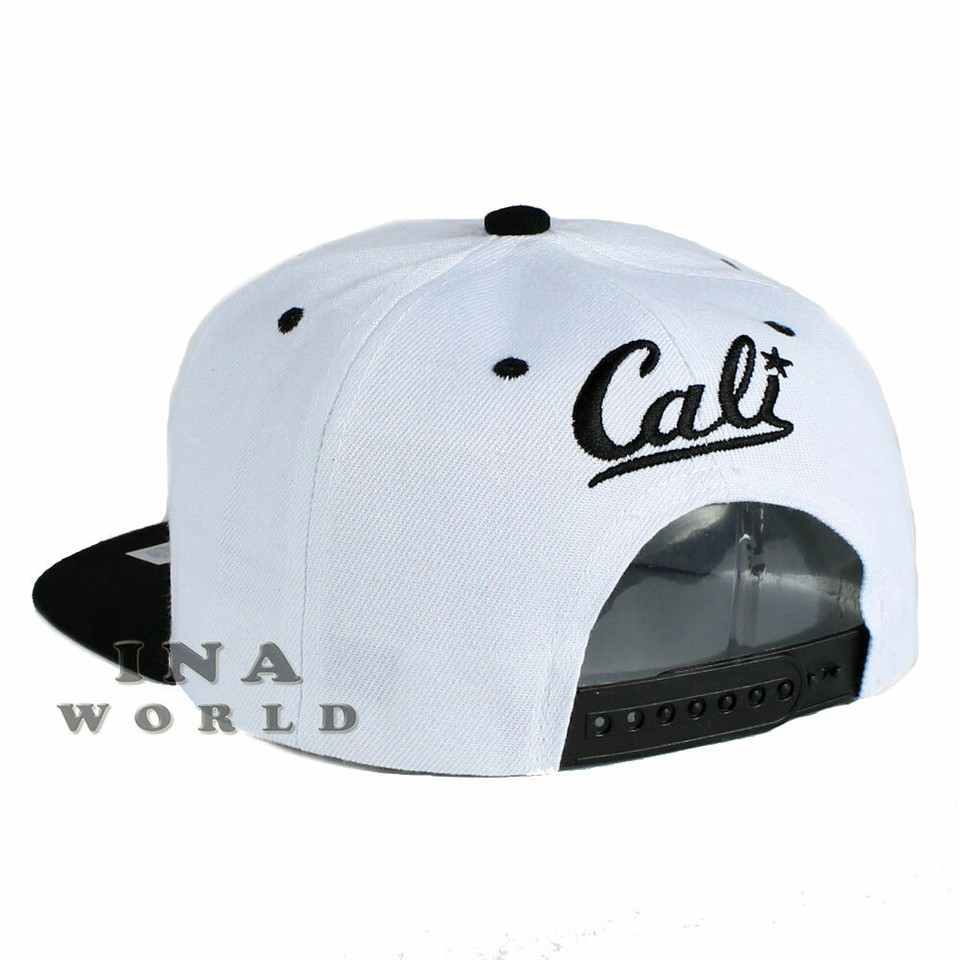 California Republic Hat Cap CALI Classic Bear Snapback Flat Bill ...