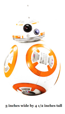 BB-8 Decal BB8 Astromech Droid Wall Sticker Star Wars Robot Peel Stick ...