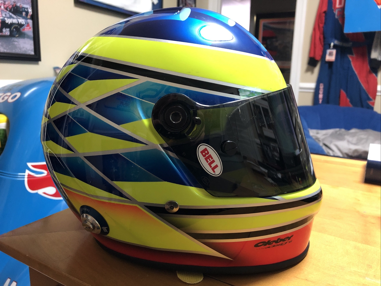 Kyle Petty Coors light 1996 Bell Replica Helmet Painted Cleber Design ...