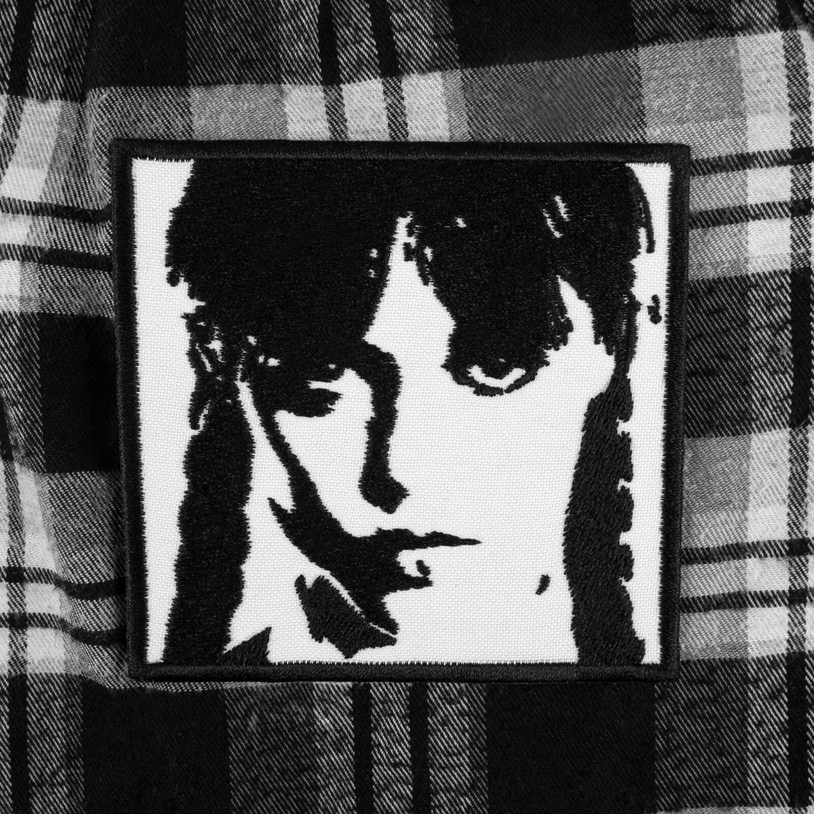 Wednesday Adams Portrait Embroidered Patch, Jenna Ortega Face, Iron On ...