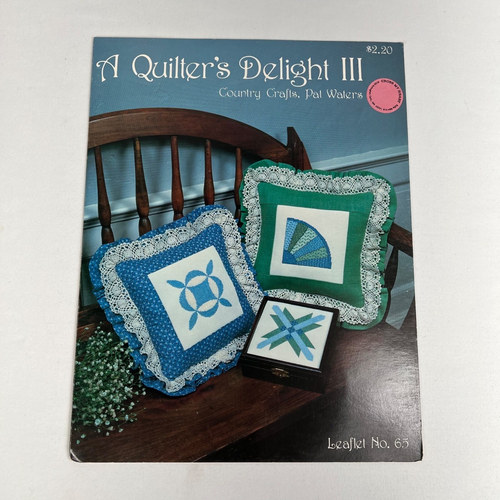 Pat Waters Cross Stitch Leaflets Quilters Delight II and III Quilt ...