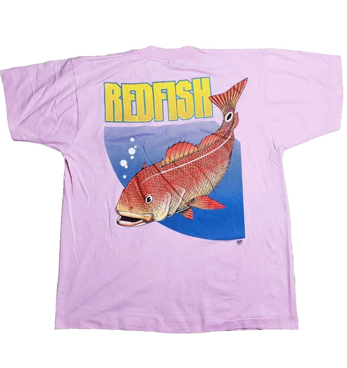 Vintage FOTL Statesboro Redfish Graphic T Shirt Sz Large | eBay