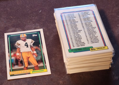 1992 Topps Football High Number Complete Set #661-759 W/ Favre #696 NM ...