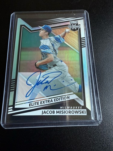 2022 Panini Elite Extra Edition Jacob Misiorowski Signature On Card ...
