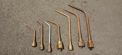 Victor torch, Welding, Cutting, brazing, Heating Torch Tips set of 7 ...