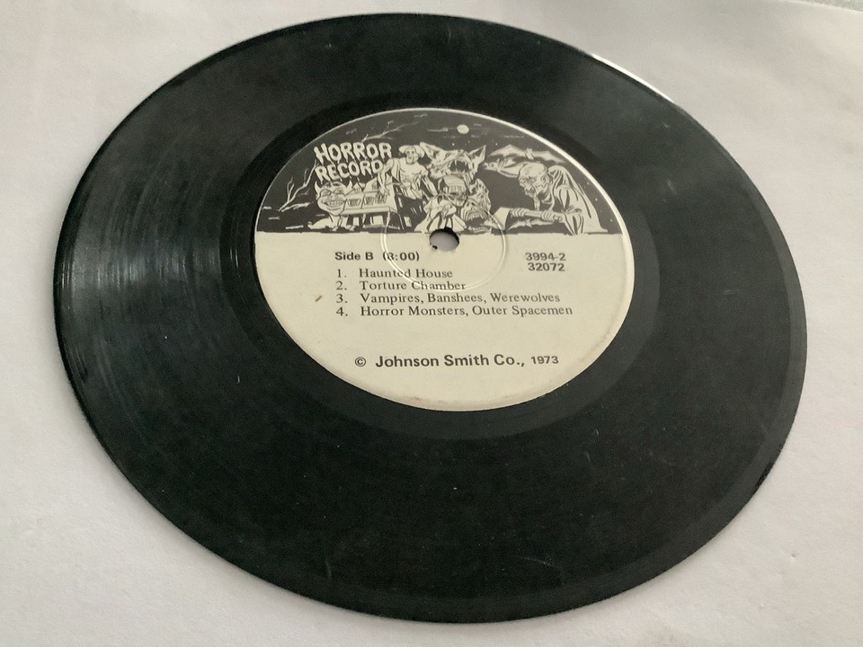 Horror Record 1973 Johnson Smith Co Haunted House Torture Chamber Pre ...