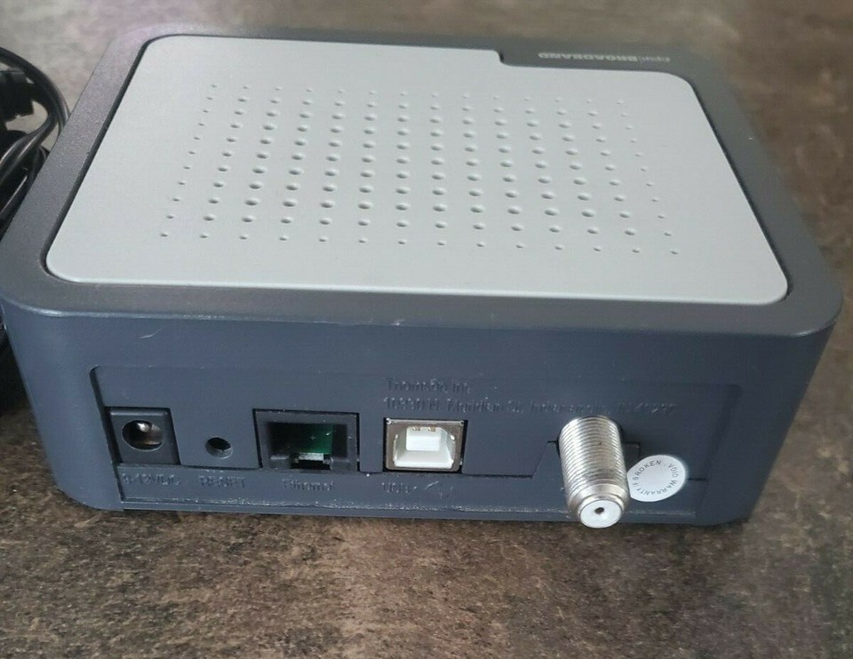 RCA (Thomson) DCM425 Cable Modem with Power Adapter - Tested and works ...