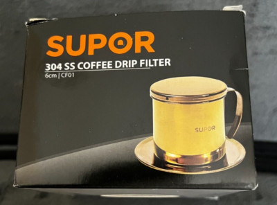 Supor Vietnamese 304 SS coffee Drip Filter maker , L3.5"xW3.5"xH2.8" | eBay