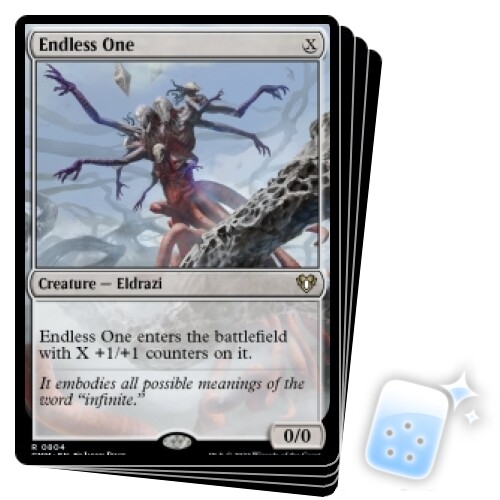 ENDLESS ONE (COMMANDER DECK) X4 Commander Masters Magic MTG MINT CARD ...