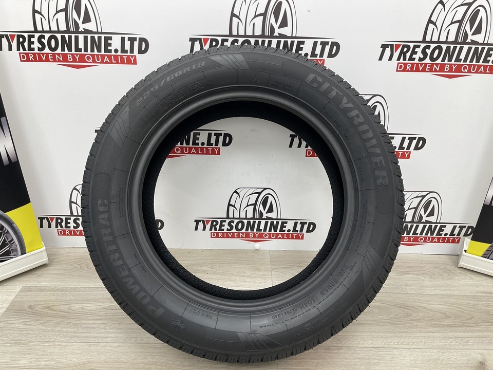 4 X 225 60 18 POWERTRAC 225/60R18 104H XL BRAND NEW M+S TYRES | eBay UK