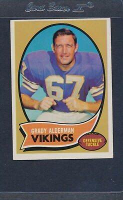 1970 Topps #108 Grady Alderman Vikings EX *4779 | eBay