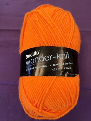 Discontinued Bucilla Wonder-Kint Worsted Weight 100% Acrylic yarn color ...