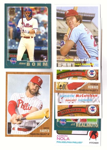 2021 Topps Archives - PHILADELPHIA PHILLIES Team Set w/ Alec Bohm RC | eBay