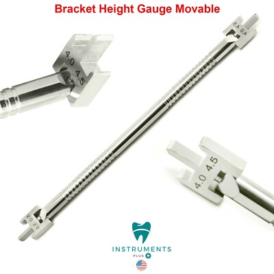 New Dental Bracket Positioning Movable Head Height Gauge Orthodontic ...