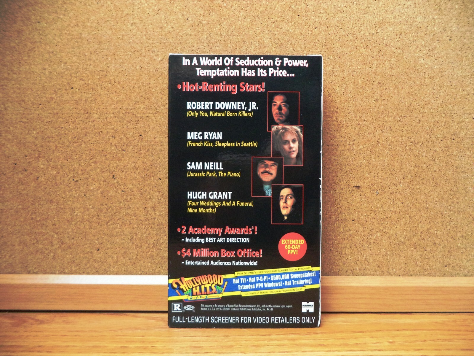 RESTORATION (VHS 95) FULL LENGTH DEMO, Robert Downey, Hugh Grant, Meg ...