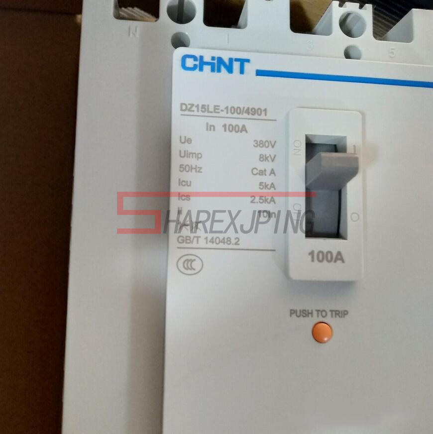 ONE CHNT Leakage Circuit Breaker DZ15LE-100/4901 4P 40A 63A 100A NEW ...