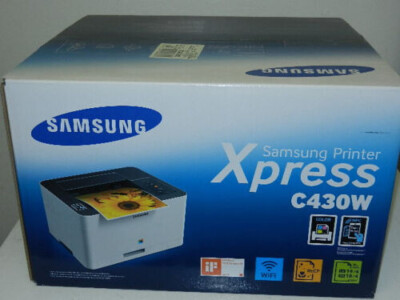 BRAND NEW Samsung Xpress SL-C430W Wireless Color Laser Printer | eBay