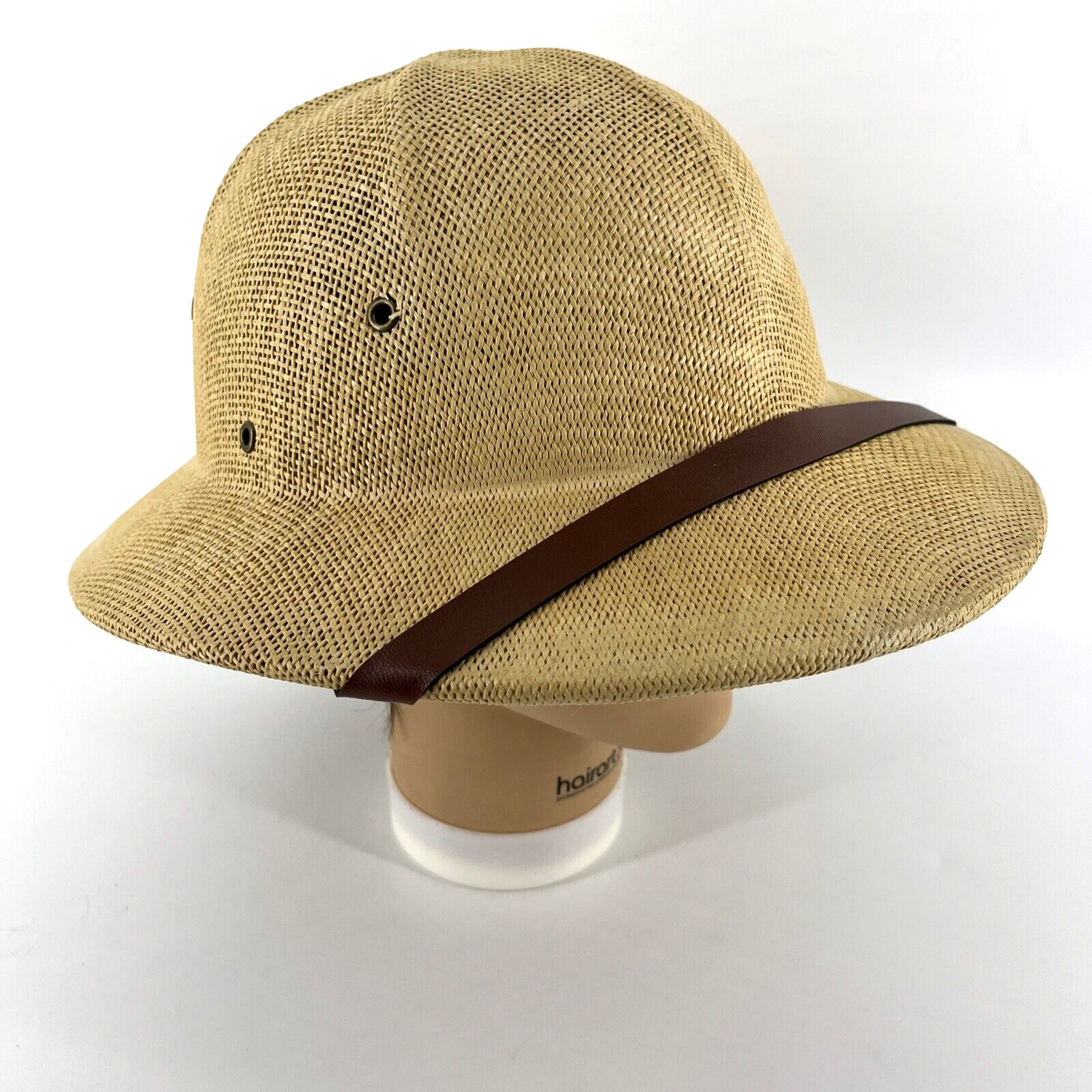 DORFMAN PACIFIC Straw Pith Helmet Twisted Toyo Tan St… - Gem