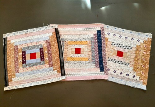 Vintage/Antique Courthouse Steps Blocks ~ Bundle of Three for Creative ...