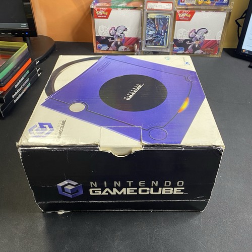2001 NINTENDO GAMECUBE DOL-001 BLUE CONSOLE CIB NO PAPERWORK TESTED ...