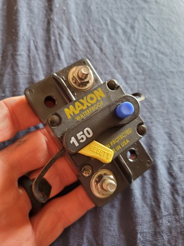 NEW MAXON 150 AMPS WATERPROOF IGNITION PROTECTED SURFACE MOUNT CIRCUIT ...