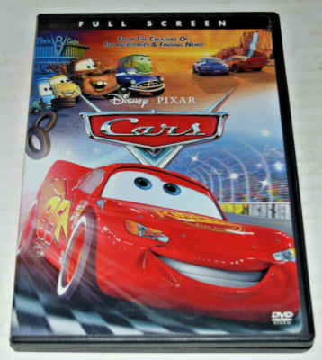 Disney Pixar Cars Dvd 2006 Full Frame