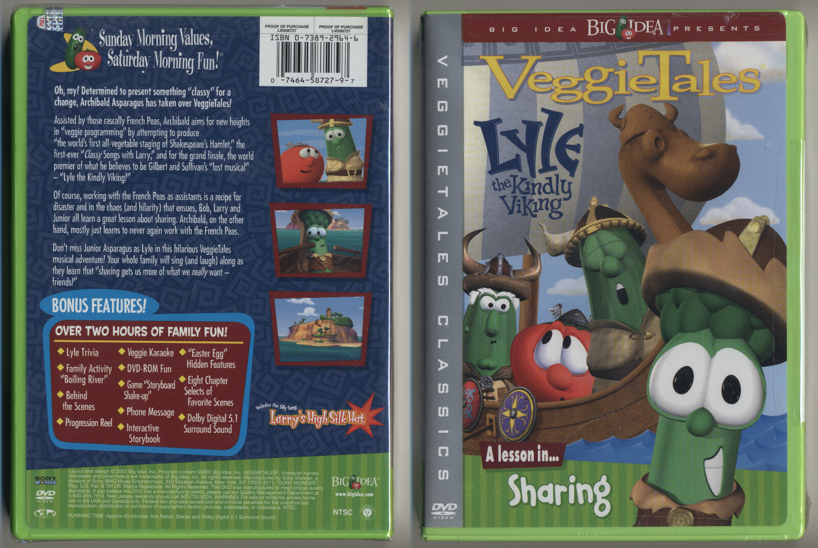 Veggietales Lyle The Kindly Viking Vhs