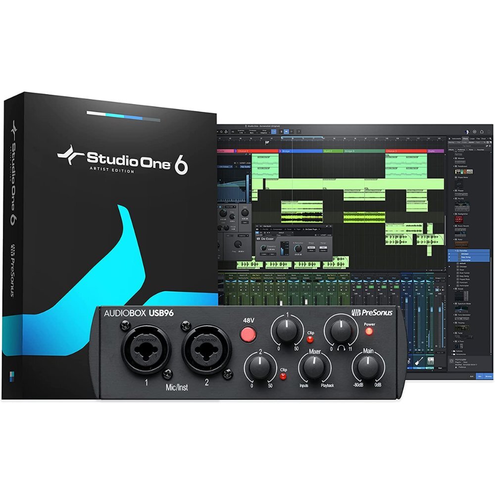 PreSonus® AudioBox USB® 96 Studio 25th Anniversary USB Audio Interface ...