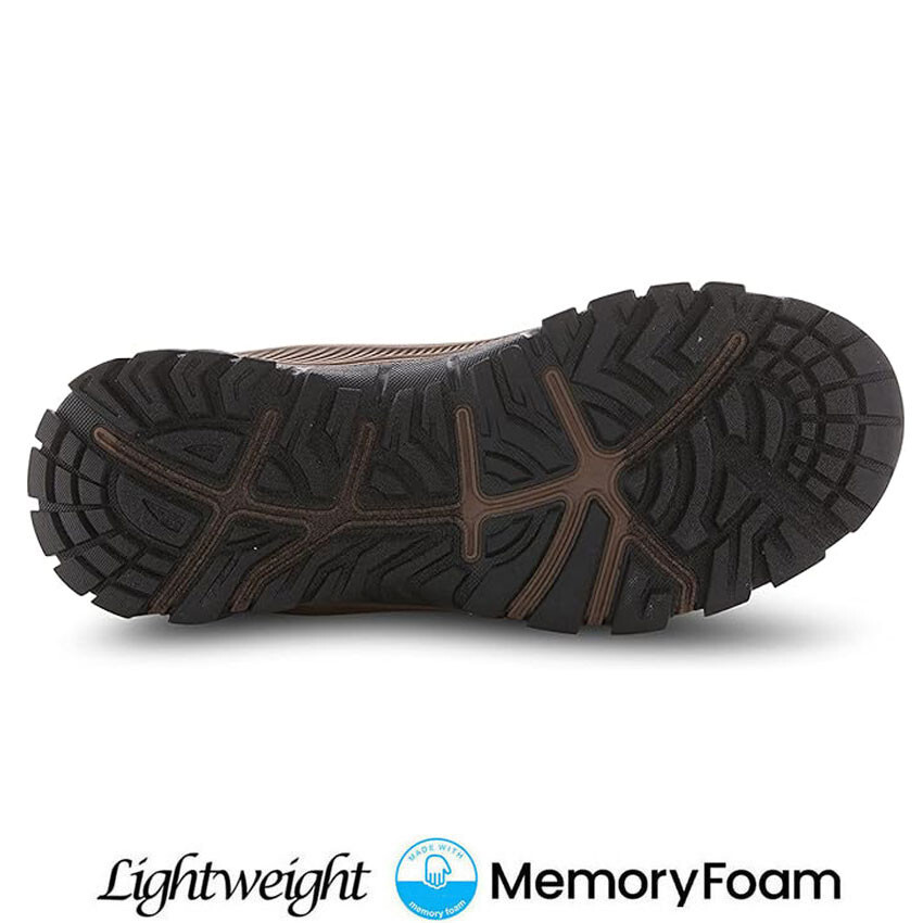 Mens Hiking Boots MEMORY FOAM Walking Ankle Trail Trekking Hiker ...