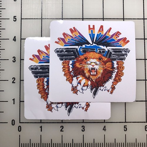 Van Halen Lion 4" Wide Vinyl Decal Sticker BOGO | eBay