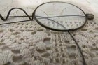 Antique Steel Rimmed Spectacles Beveled Glass Lenses Victorian | eBay