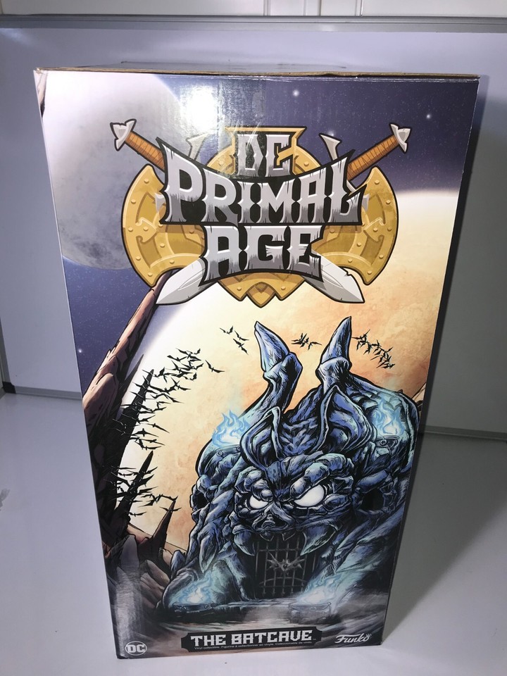 Funko Limited DC Primal Age BatCave Action Figure Playset NEW | eBay