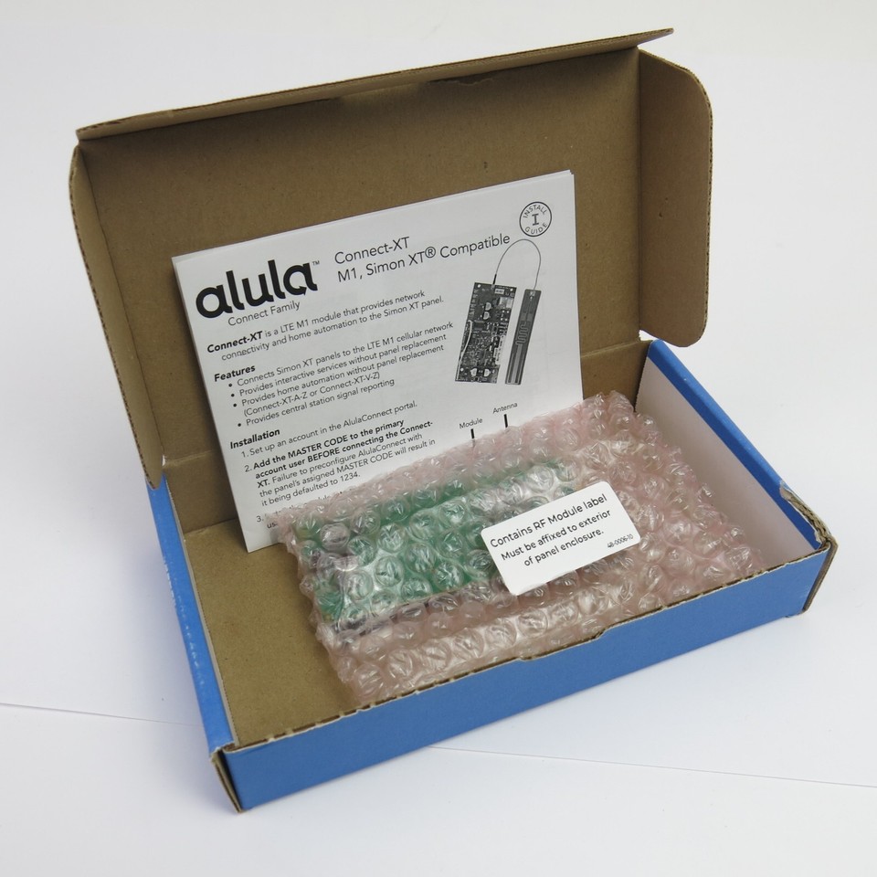 Alula Connect-XT-V LTE Data Alarm Communicator NIB Simon XT Alarm ...