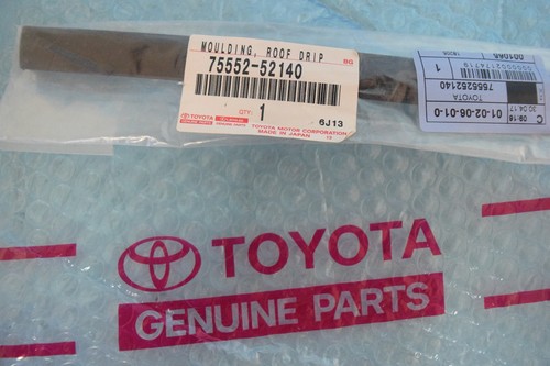 GENUINE TOYOTA YARIS SEDAN 07-11 LEFT ROOF DRIP MOLDING OEM 75552-52140 ...