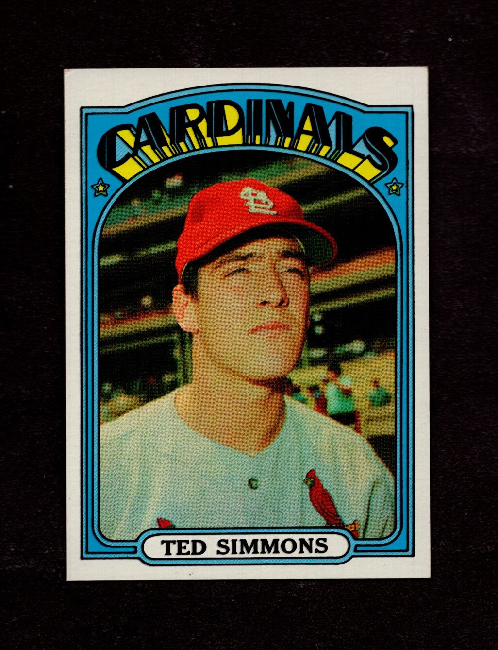 1972 Topps #154 Ted Simmons - St. Louis Cardinals - Hall of Fame - EXMT ...