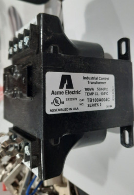 ACME INDUSTRIAL CONTROL TRANSFORMER, MODEL TB100A004C | eBay