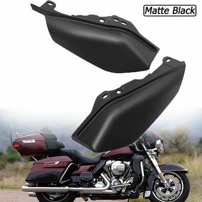 Matte Black Mid Frame Air Deflector Heat Shield For Harley Touring ...