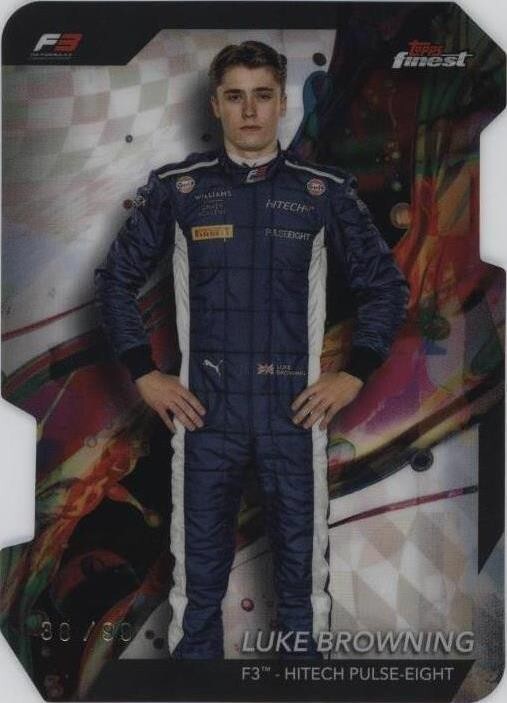 2024 Topps Finest Formula 1 - Common Luke Browning #55 Die-Cut ...