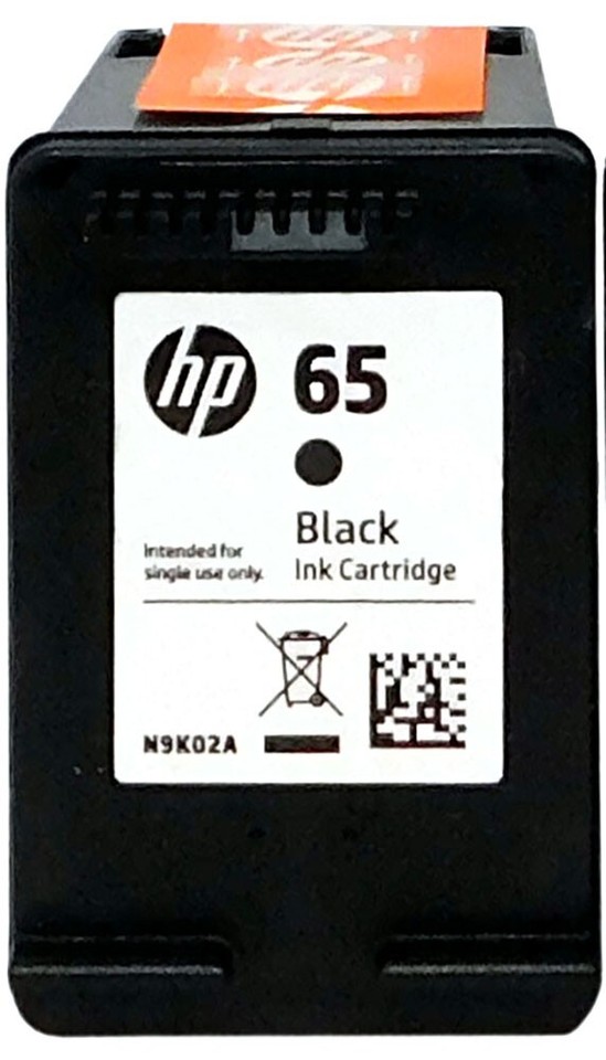 HP #65 Black Ink Cartridge 65 N9K02AN NEW GENUINE | eBay