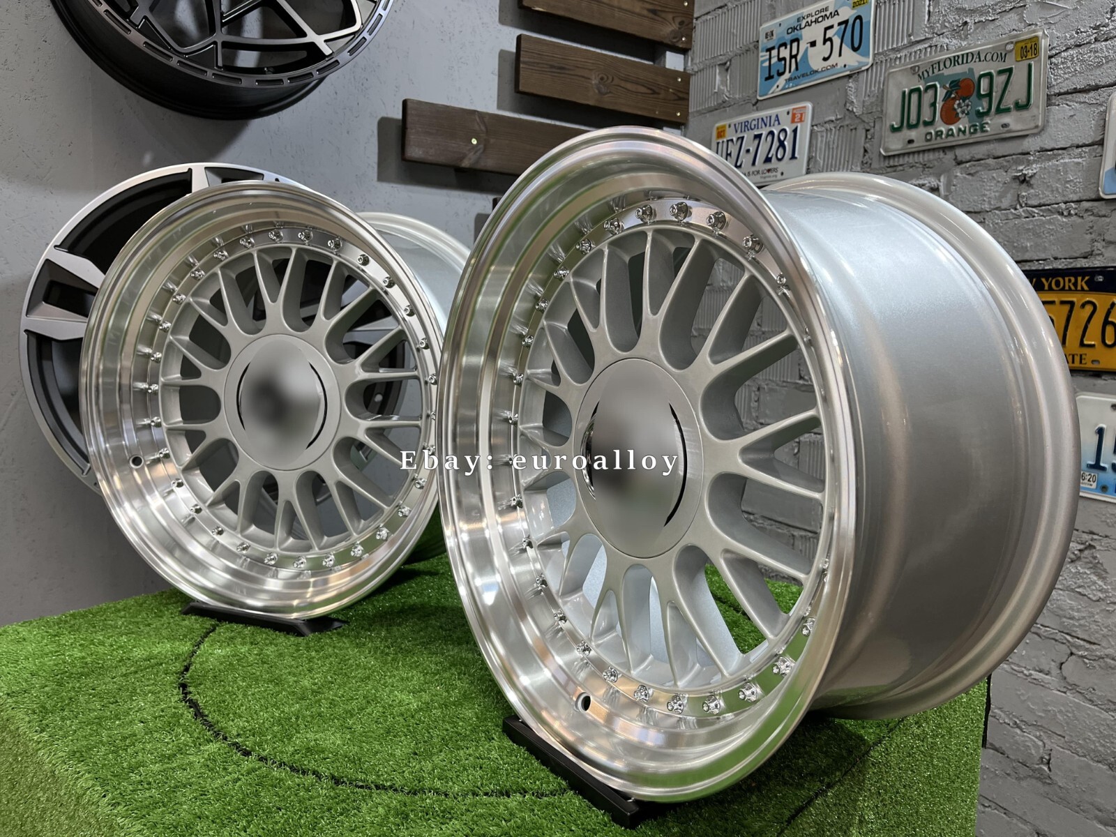 4 x R17 Inch 5x120/5x112 LM Style Silver Wheels: Fits For E36 E90 E46 ...