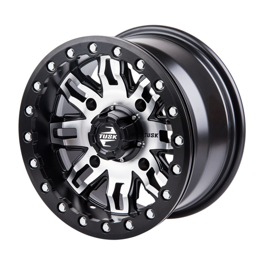 (2 Pack) 4/137 Tusk Teton Beadlock Wheel For CAN-AM Defender HD8 2016 ...